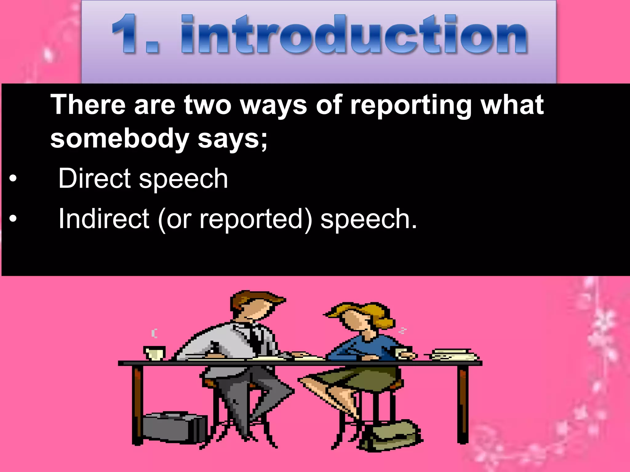 direct indirect speech | PPTX