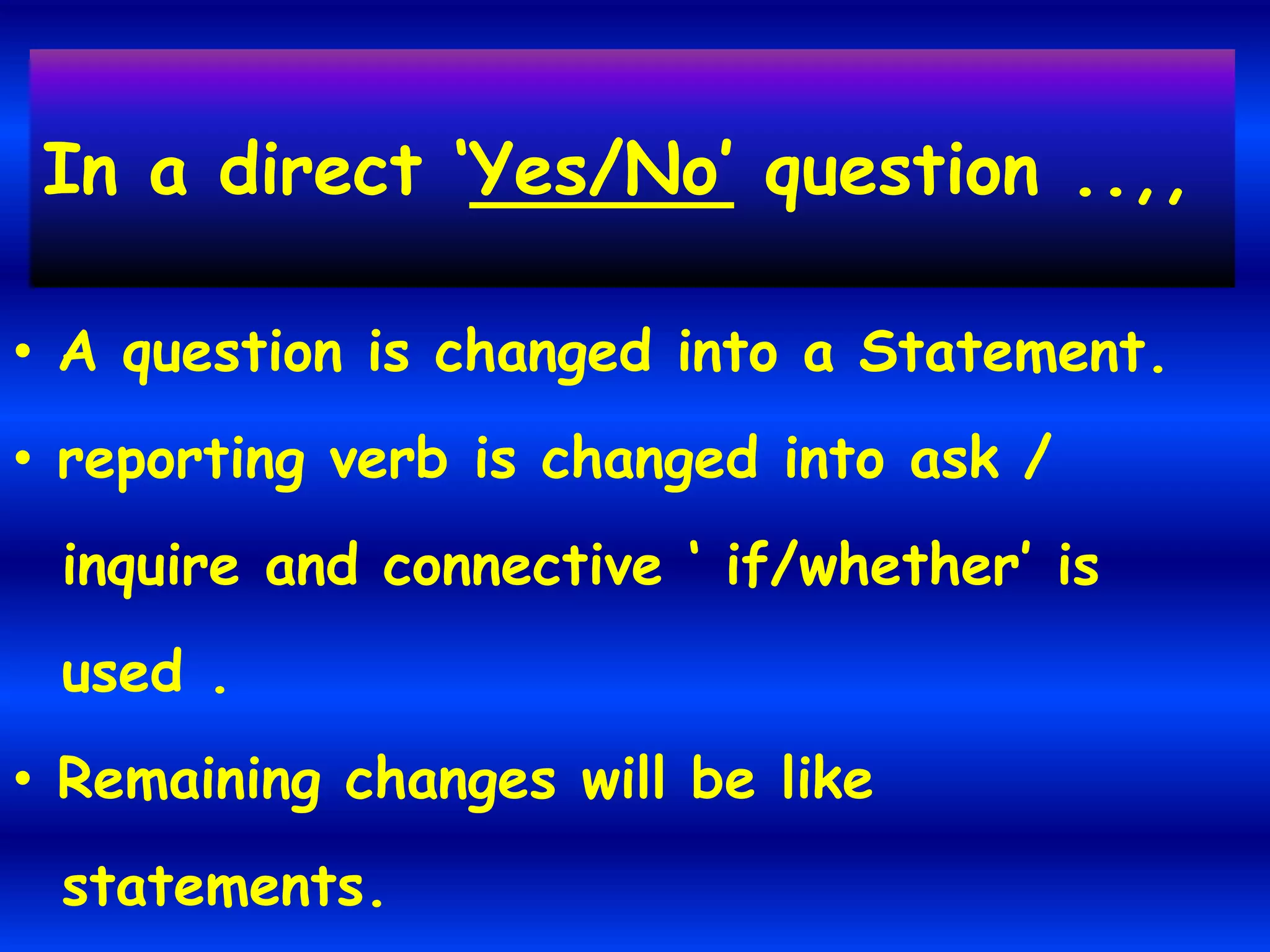 direct indirect speech | PPTX