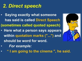 direct indirect speech | PPTX