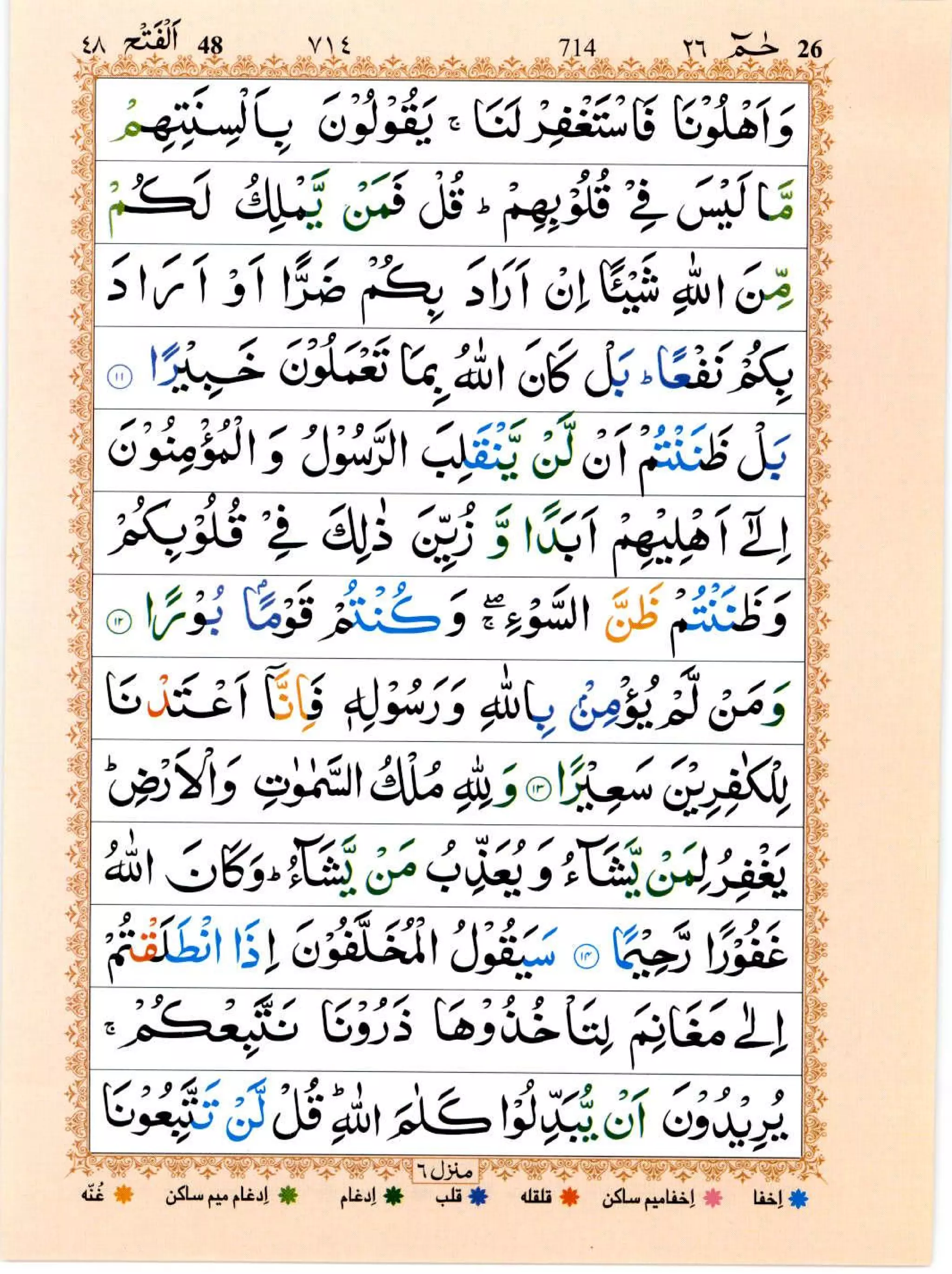 Quran with Tajwid Surah 48 ﴾القرآن سورۃ الفتح﴿ Al-Fath 🙪 PDF | PDF