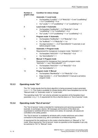 13 locking functions and operating modes v1.00_en | PDF