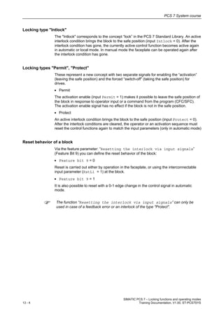 13 locking functions and operating modes v1.00_en | PDF