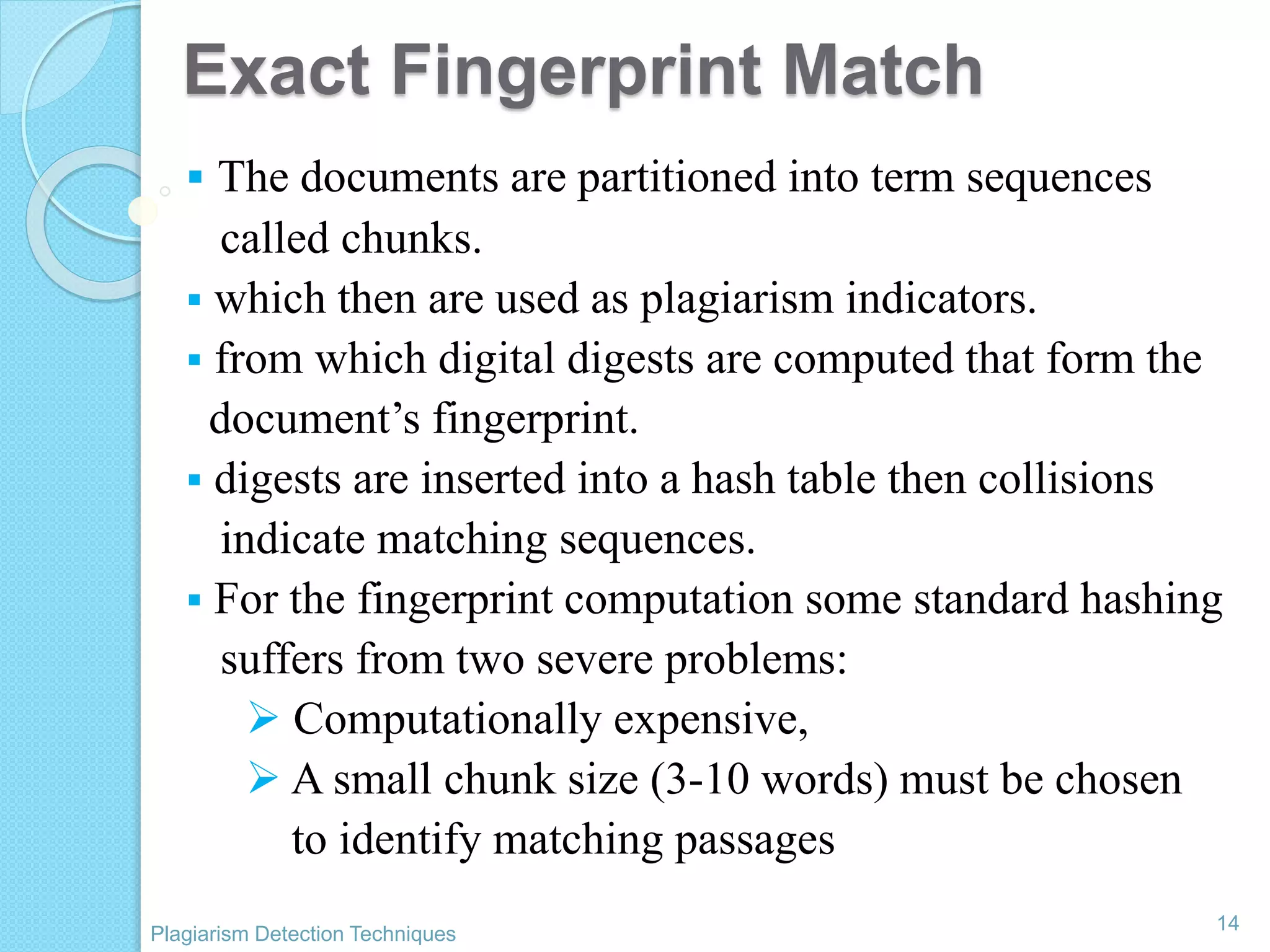 plagiarism detection tools and techniques | PPTX