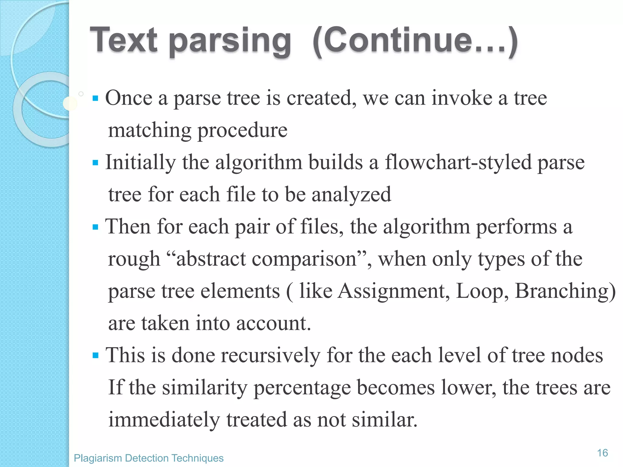 plagiarism detection tools and techniques | PPTX