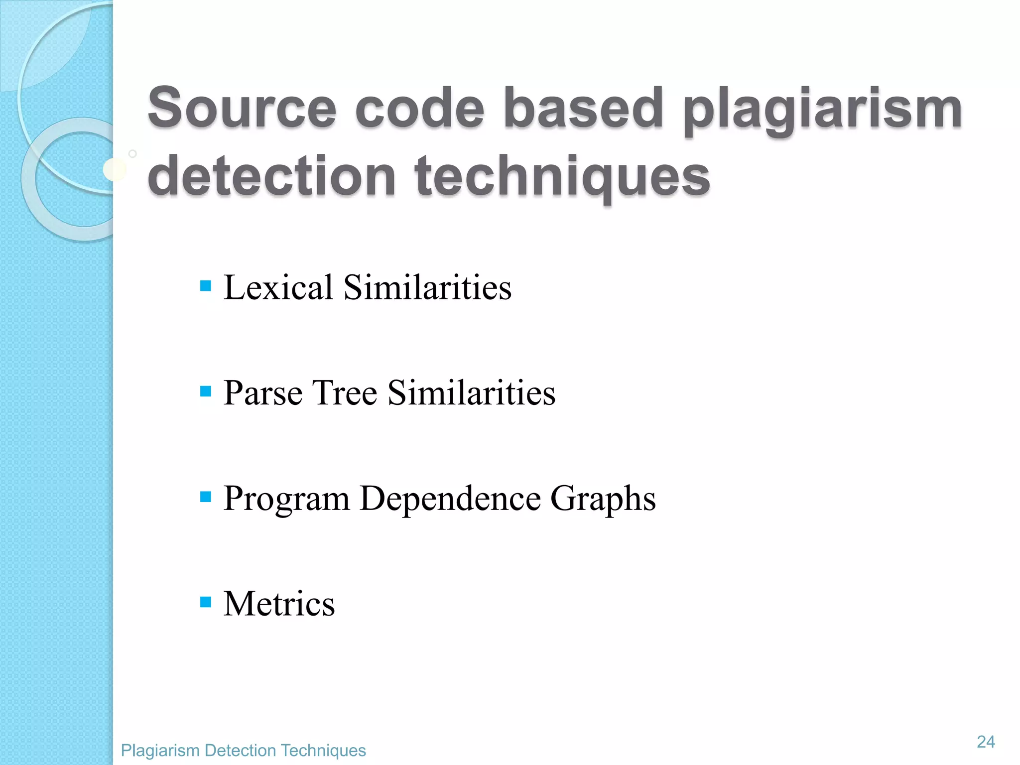 plagiarism detection tools and techniques | PPTX