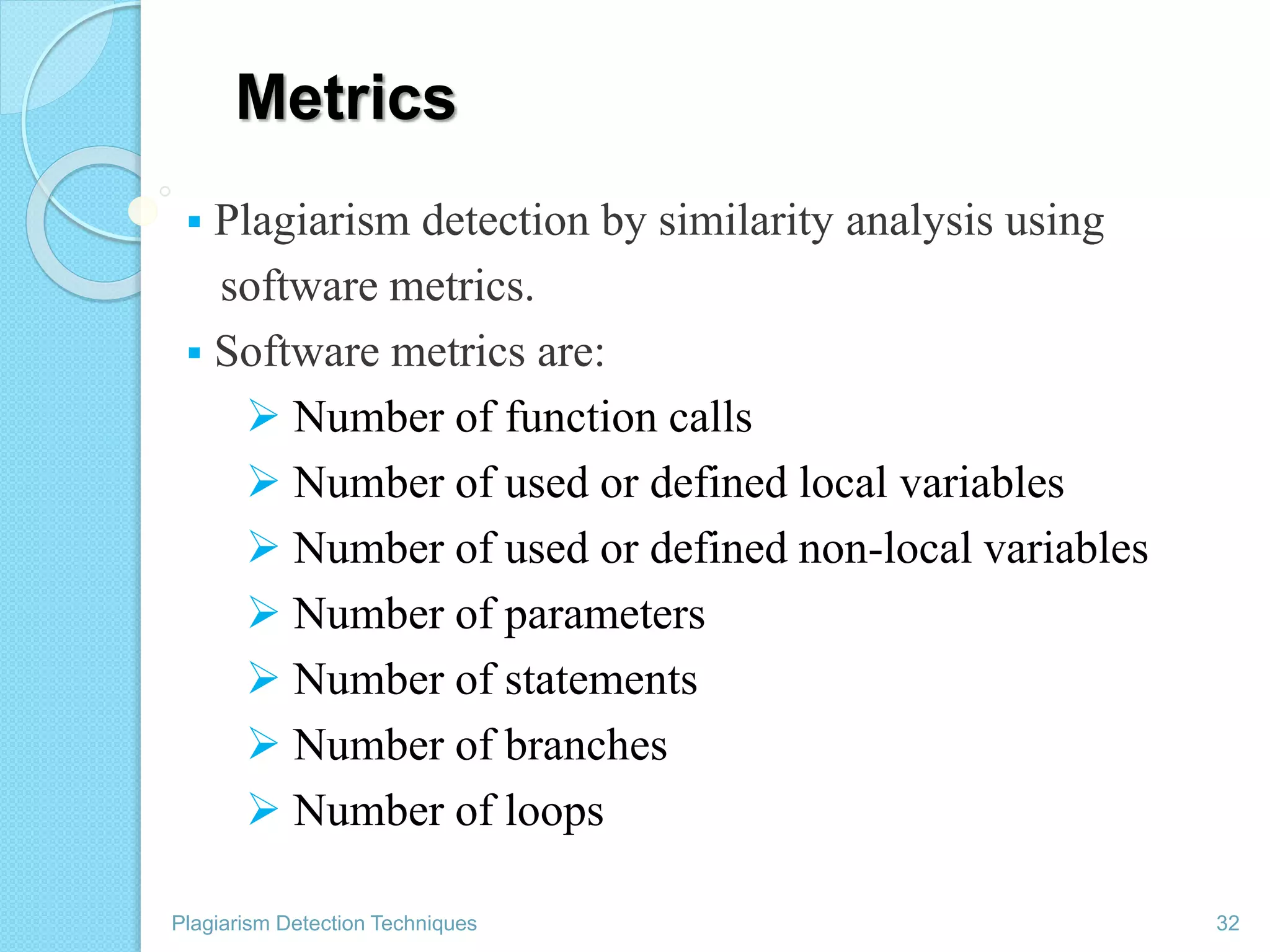 plagiarism detection tools and techniques | PPTX