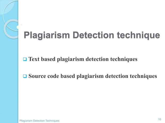 plagiarism detection tools and techniques | PPTX