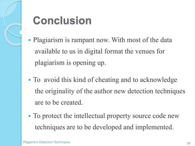plagiarism detection tools and techniques | PPTX