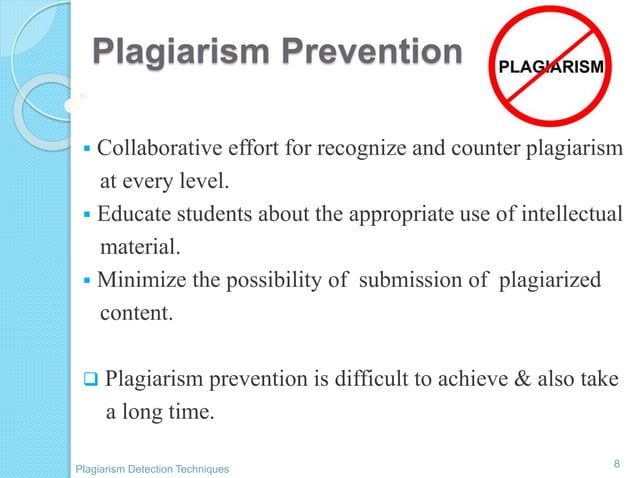 plagiarism detection tools and techniques | PPTX