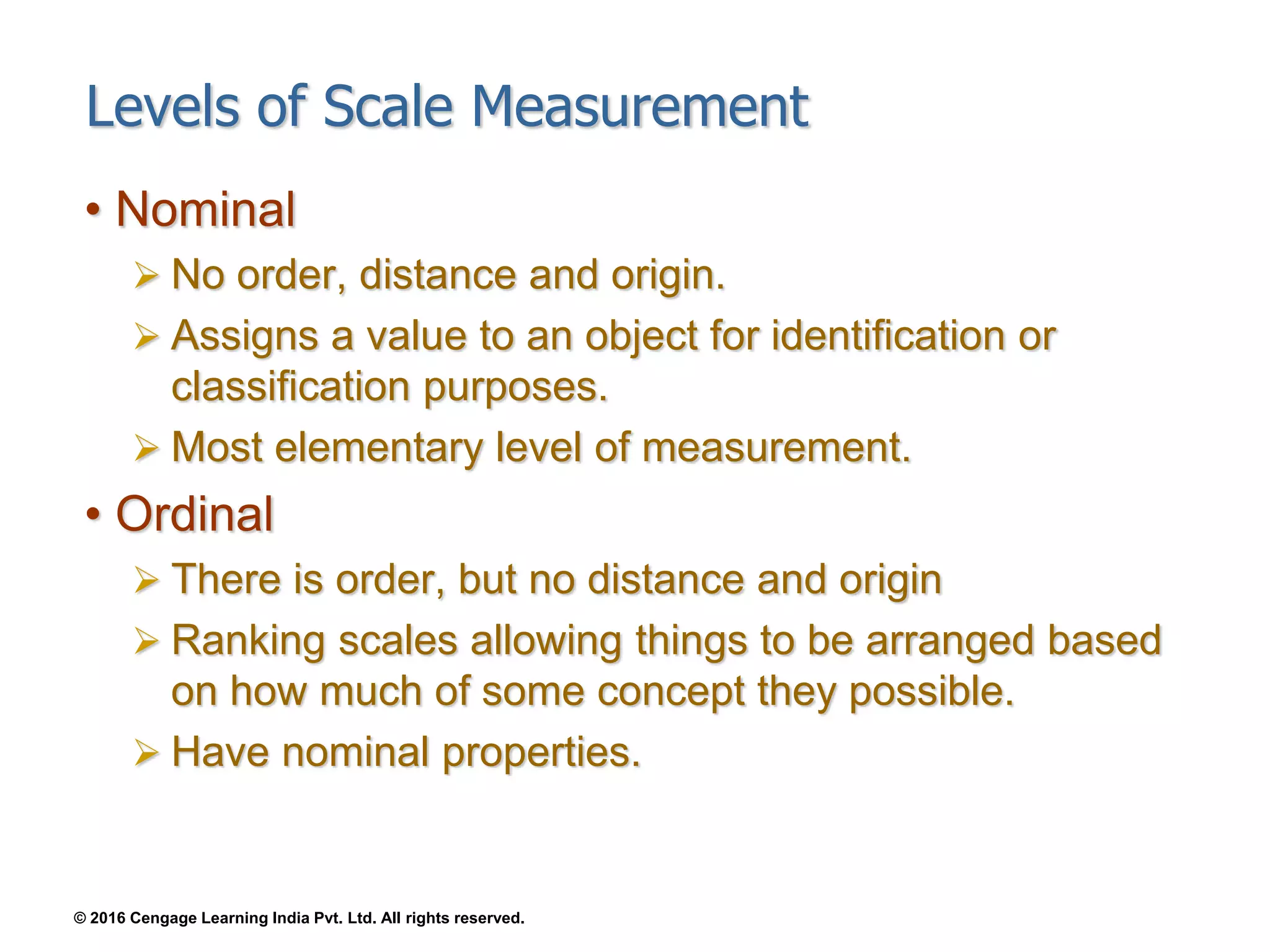 13 measurement & scaling | PPT