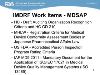 13 Medical Device Single Audit Program (MDSAP) Working Group.pdf