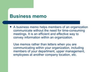 13 Memo Sod | PPT