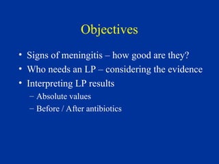 13 Meningitis – Lumbar Puncture for CSF.ppt