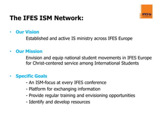 IFES WA'11 Ministry among Inernational Students | PPT