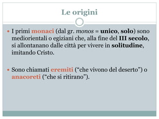 Il monachesimo | PDF