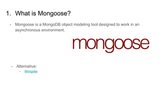 13 mongoose | PDF | Databases | Computer Software and Applications