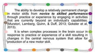 Motor control: Brain to body movement explained. | PPTX