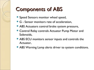ABS Sensor | PPT