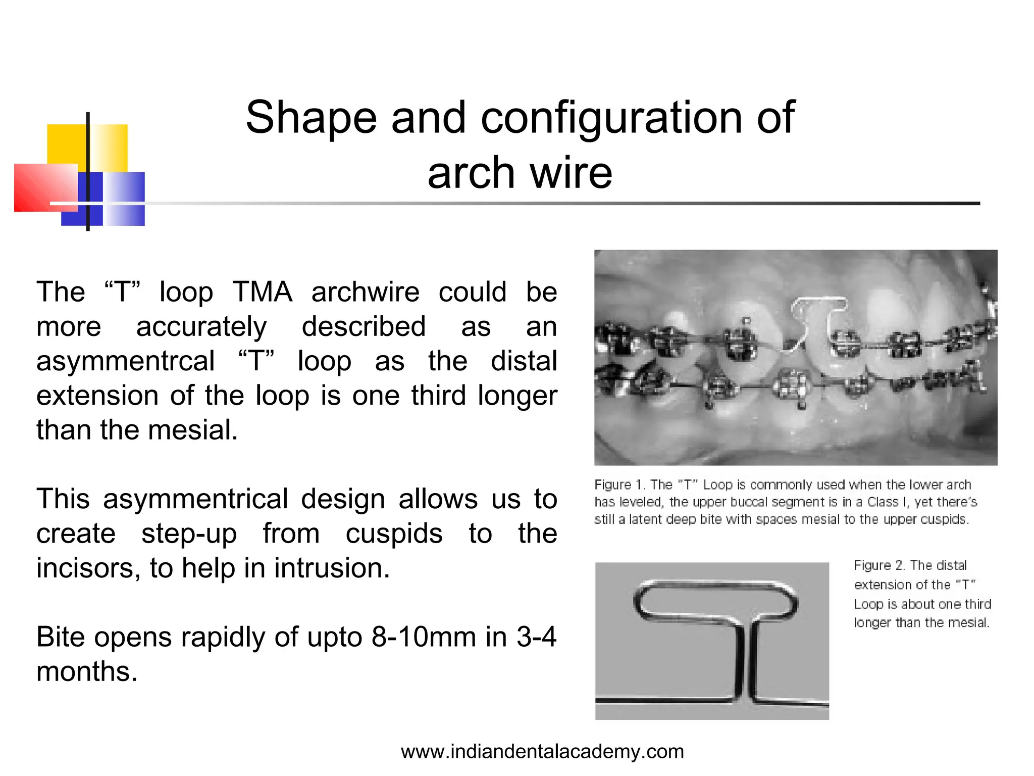 Multifunctional Archwire for Bite Opening /certified fixed orthodontic ...