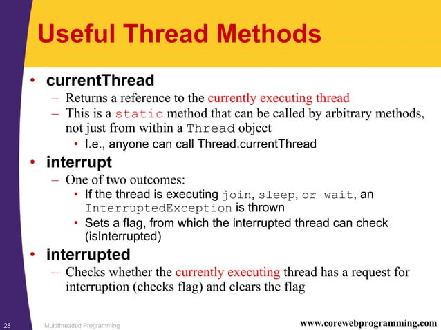 13multithreaded Programming | PPT