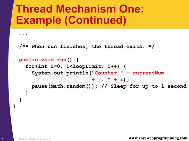 13multithreaded Programming | PPT