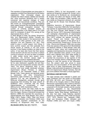 Sirogonium sticticum (J.E. Sm.) Kütz. and Zygnemopsis scorbiculata P ...