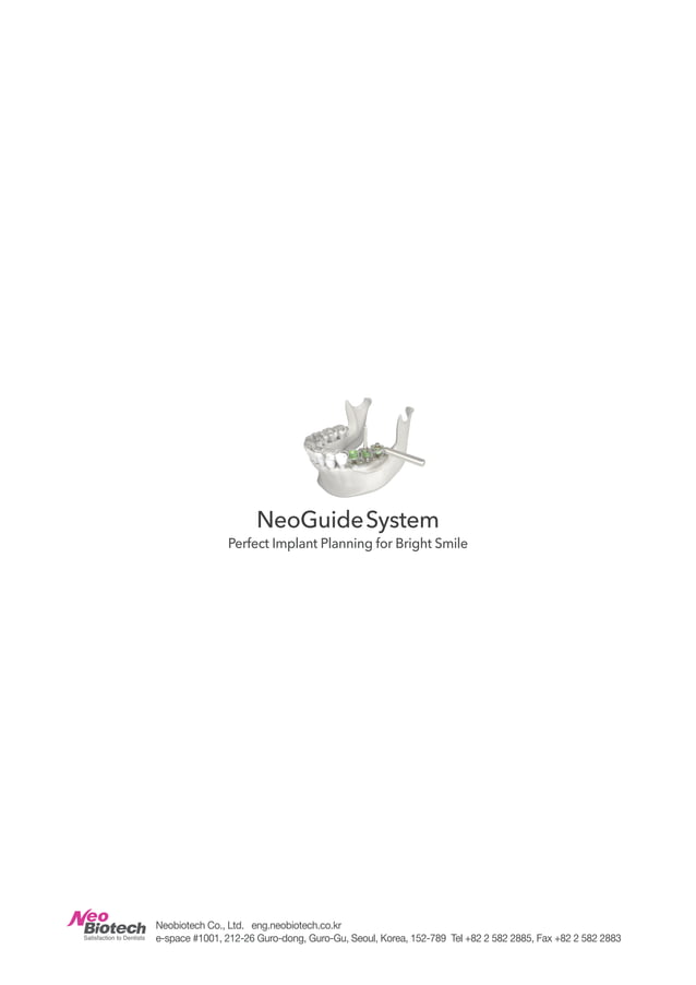 Neo guide system_201505_ver04 | PDF | Dental Health | Diseases and ...