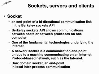 Network programming | PPT