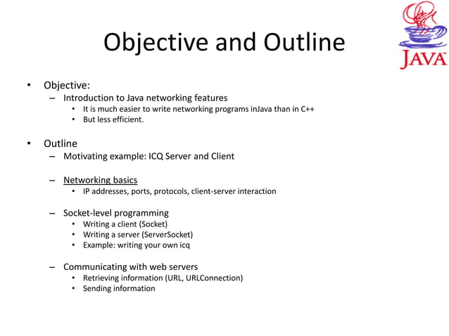 java networking | PPT