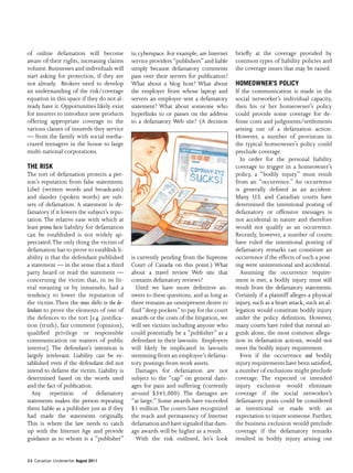 Defamation liability risk in the Social Media age | PDF