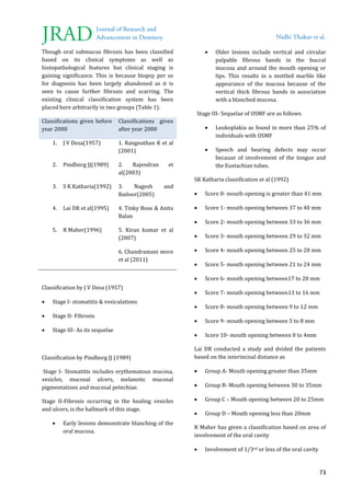 osmf classification,Review Article | PDF