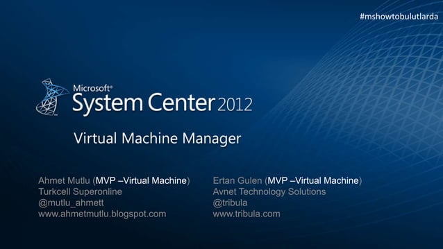 Hyper-V VMM ile Cloud computing | PPT