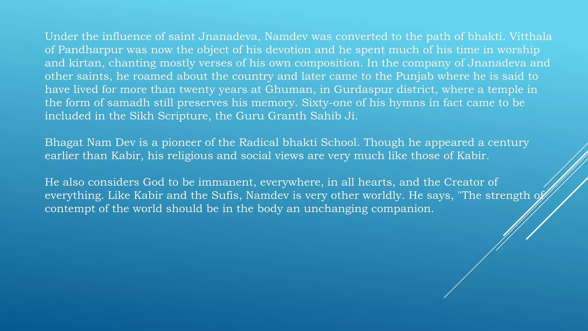 13 nov janam_bhagat_namdev_ji | PPS