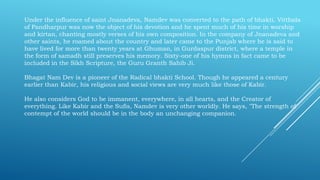 13 nov janam_bhagat_namdev_ji | PPT