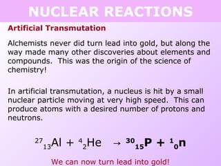 13 nuclear reactions | PPT