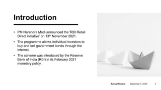 NEW RETAIL DIRECT INVESTOR SCHEME | PPT