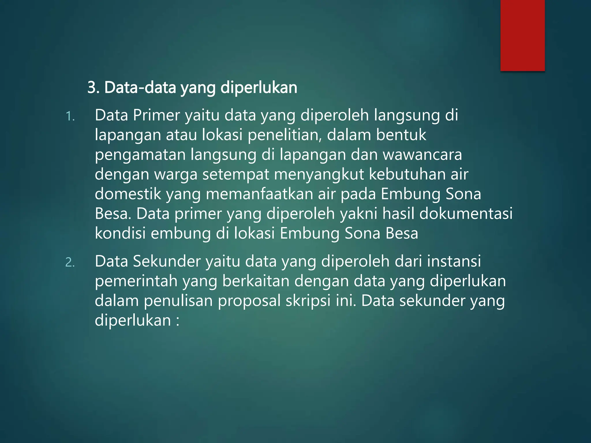 PEMANFAATAN AIR PADA EMBUNG SONA BESA .pptx