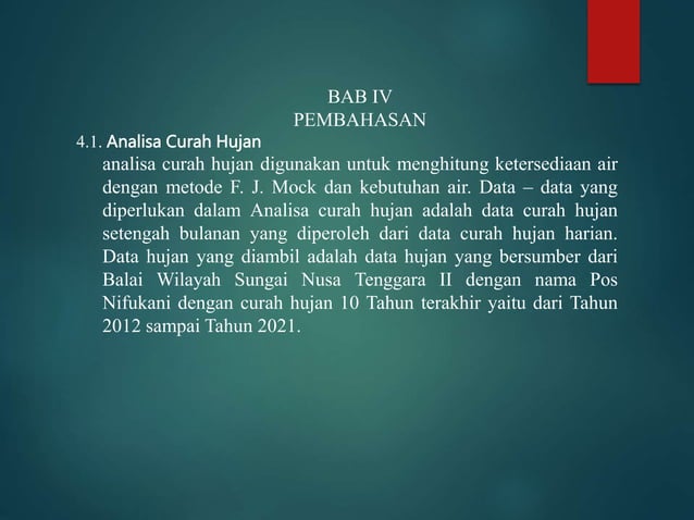 PEMANFAATAN AIR PADA EMBUNG SONA BESA .pptx