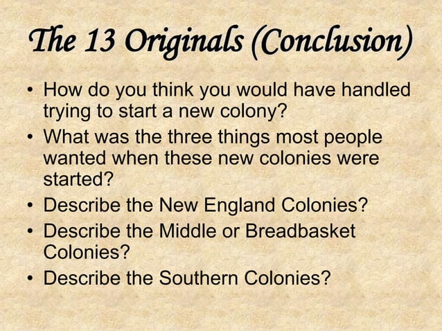 13 Original Colonies.ppt