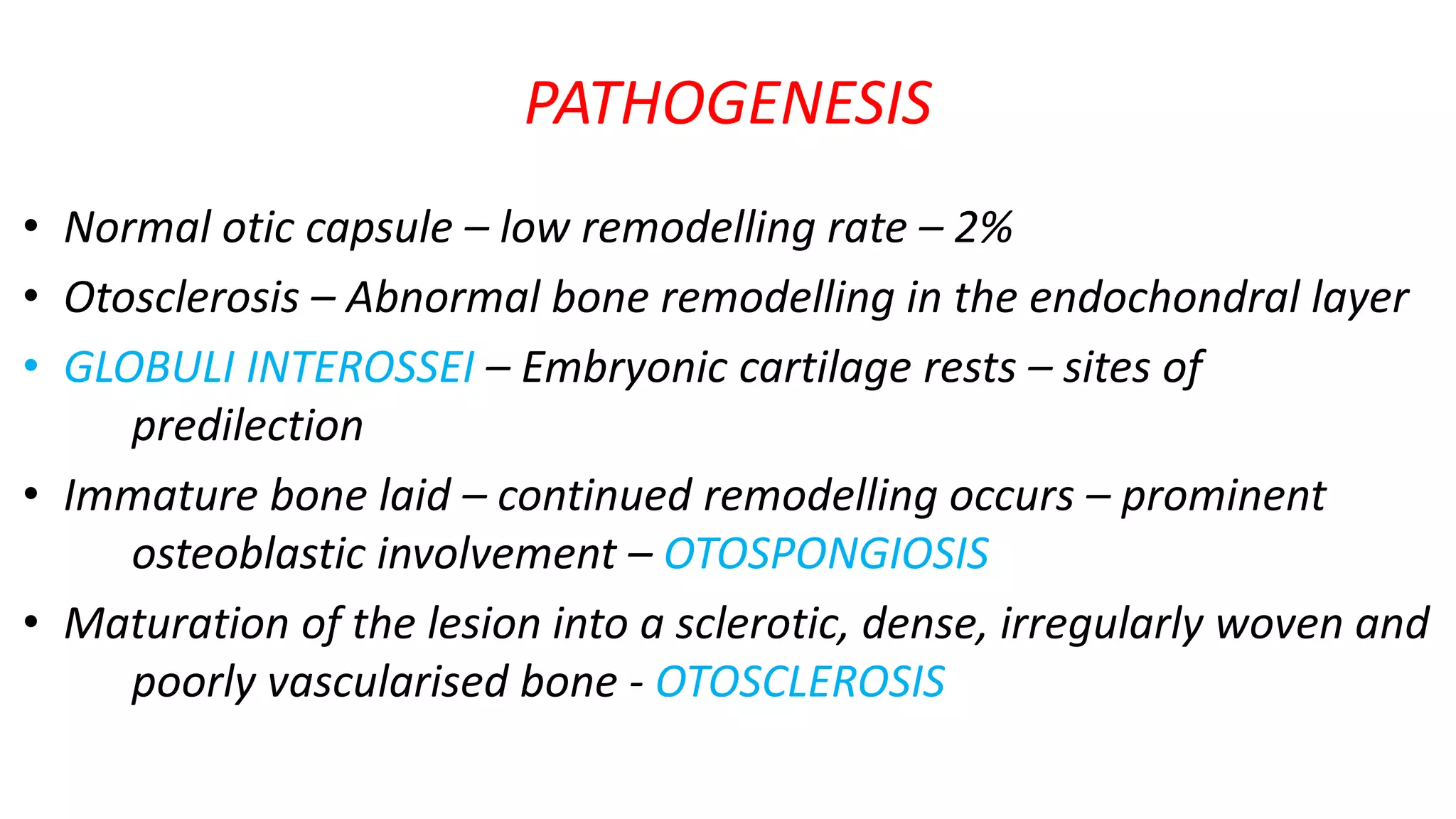 OTOSCLEROSIS | PPTX