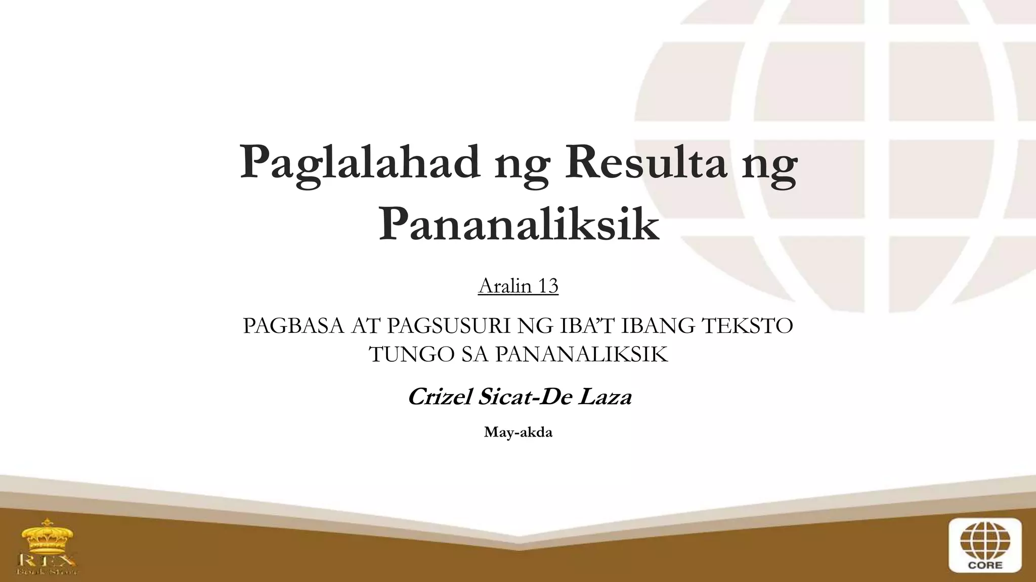 13_Paglalahad_ng_Resulta_ng_Pananaliksik.pptx