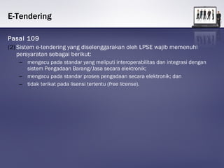 13 pengadaan secara elektronik | PPT