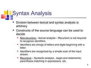 phases of a compiler | PPT