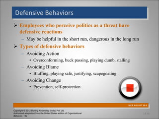 13 Power and Politics.ppt for organisational behaviour | PPT