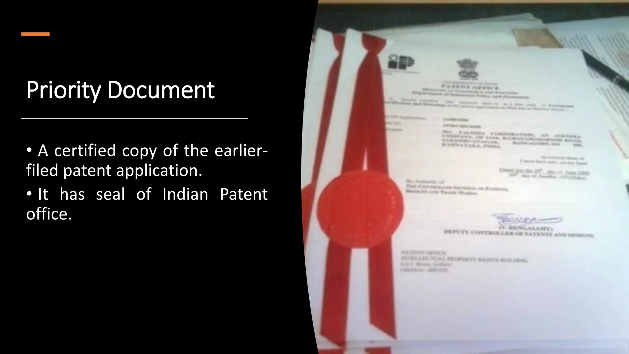 Key terms Patent Act Term #13: Priority Document | PPT