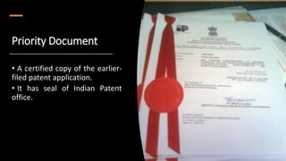 Key terms Patent Act Term #13: Priority Document | PDF