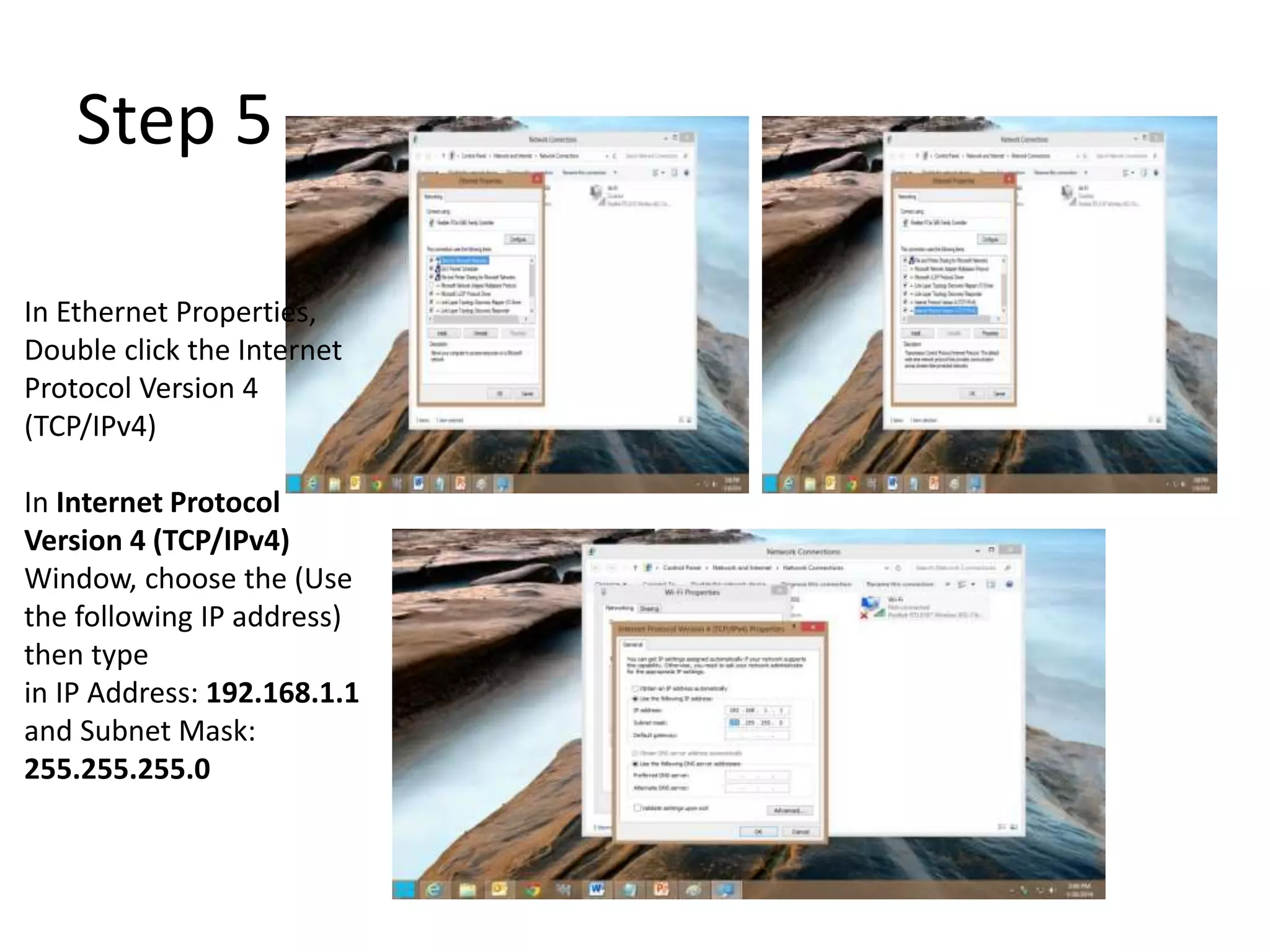 Procedure on how to change IP Address DEPED HS.pptx
