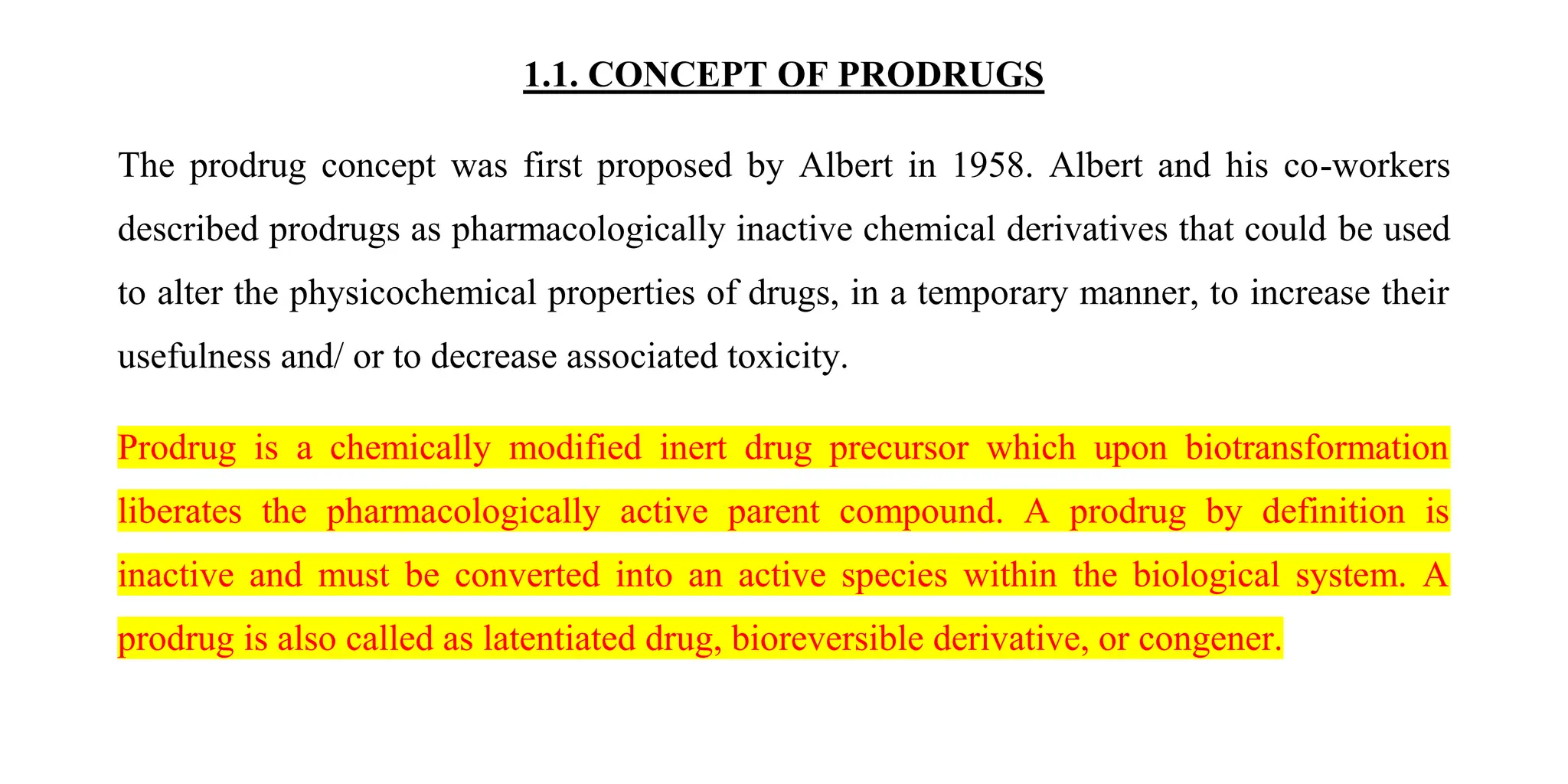 Prodrugs | PDF | Chemistry | Science