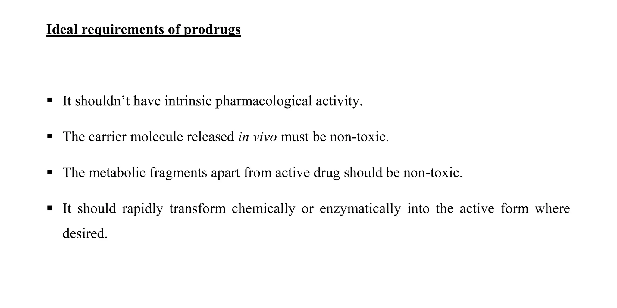 Prodrugs | PDF | Chemistry | Science