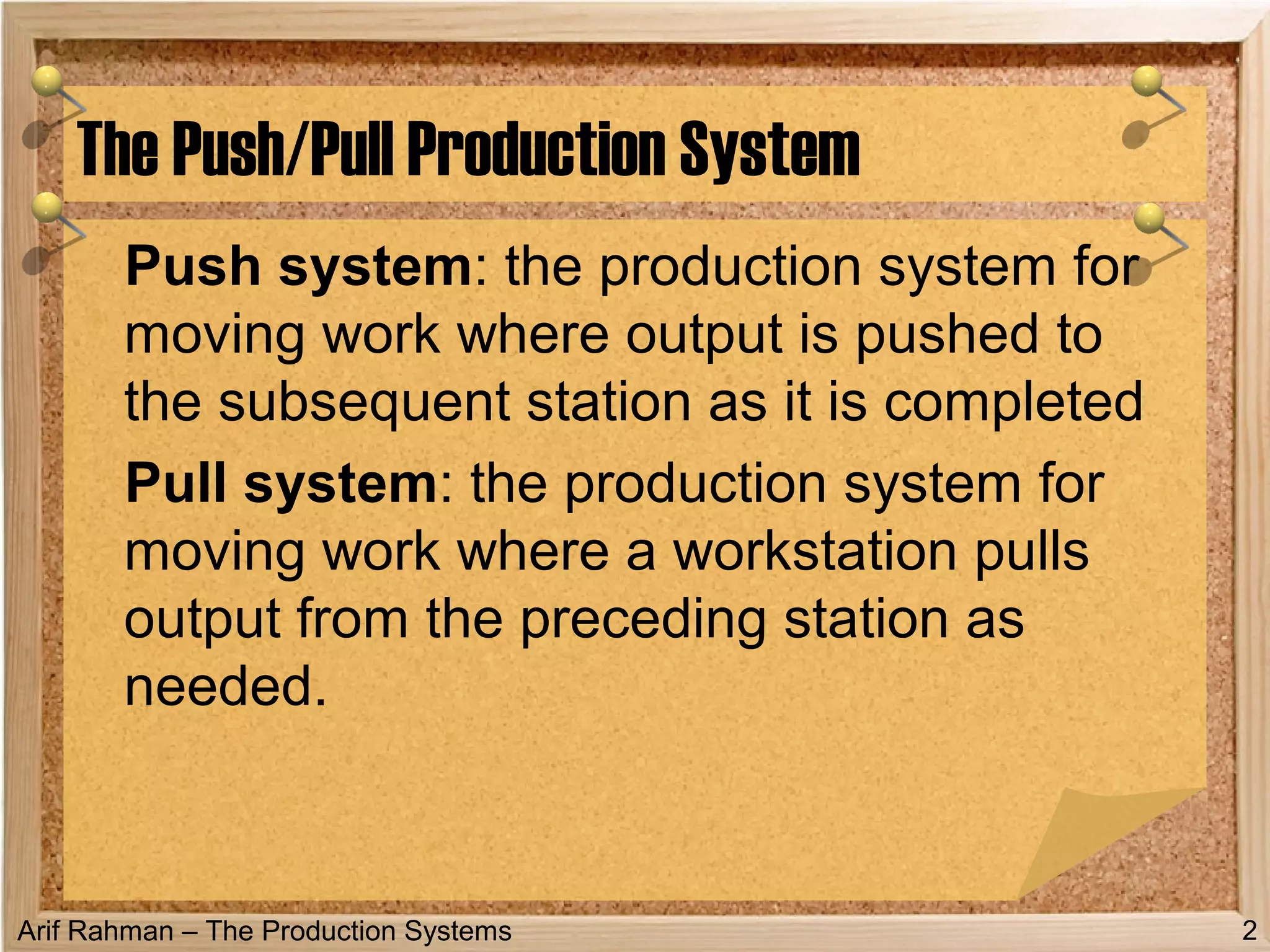 13 pull system | PPT